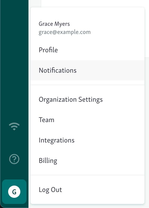 Set real-time notifications