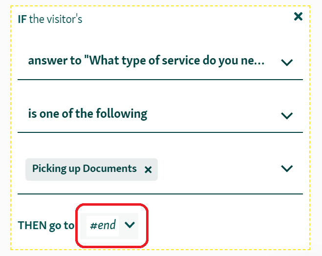 Create a branching sign-in flow