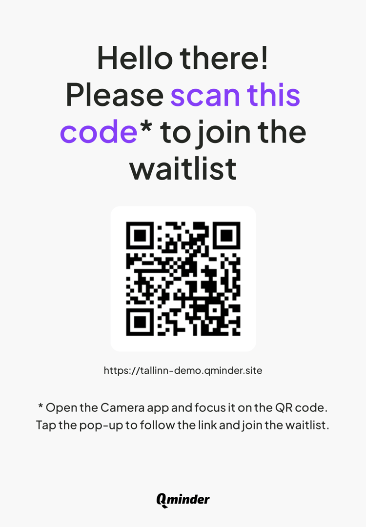 Set up QR code check-in