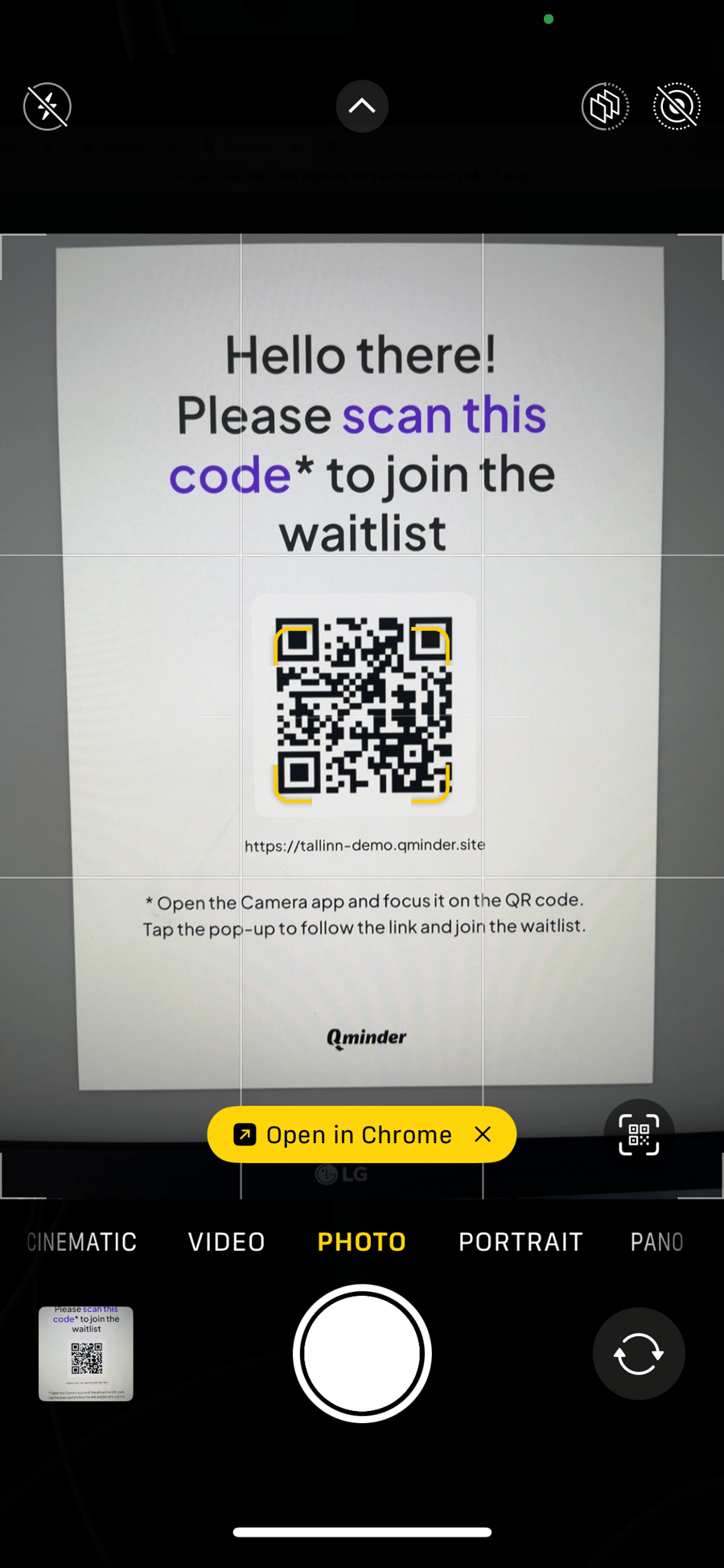 Set up QR code check-in