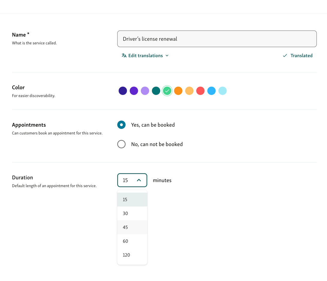 How to enable Appointments for your location