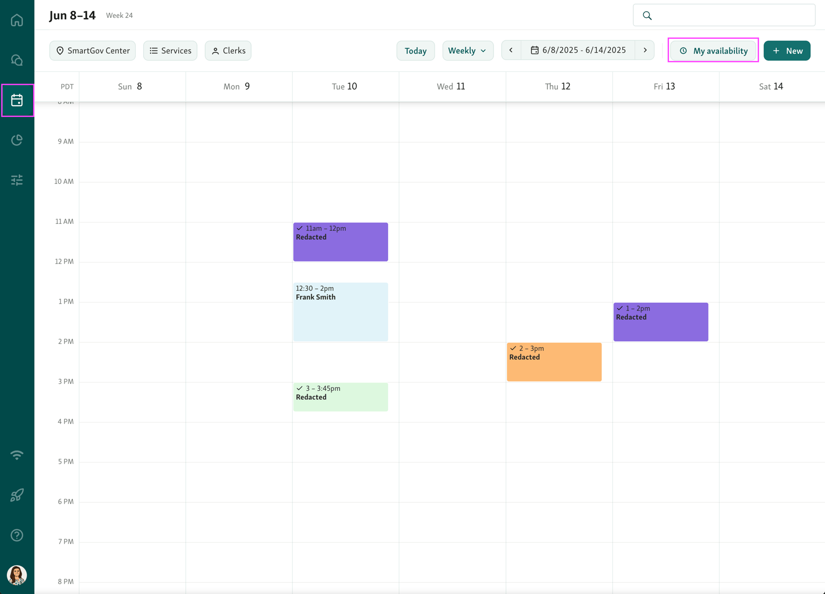 Calendar sync configuration