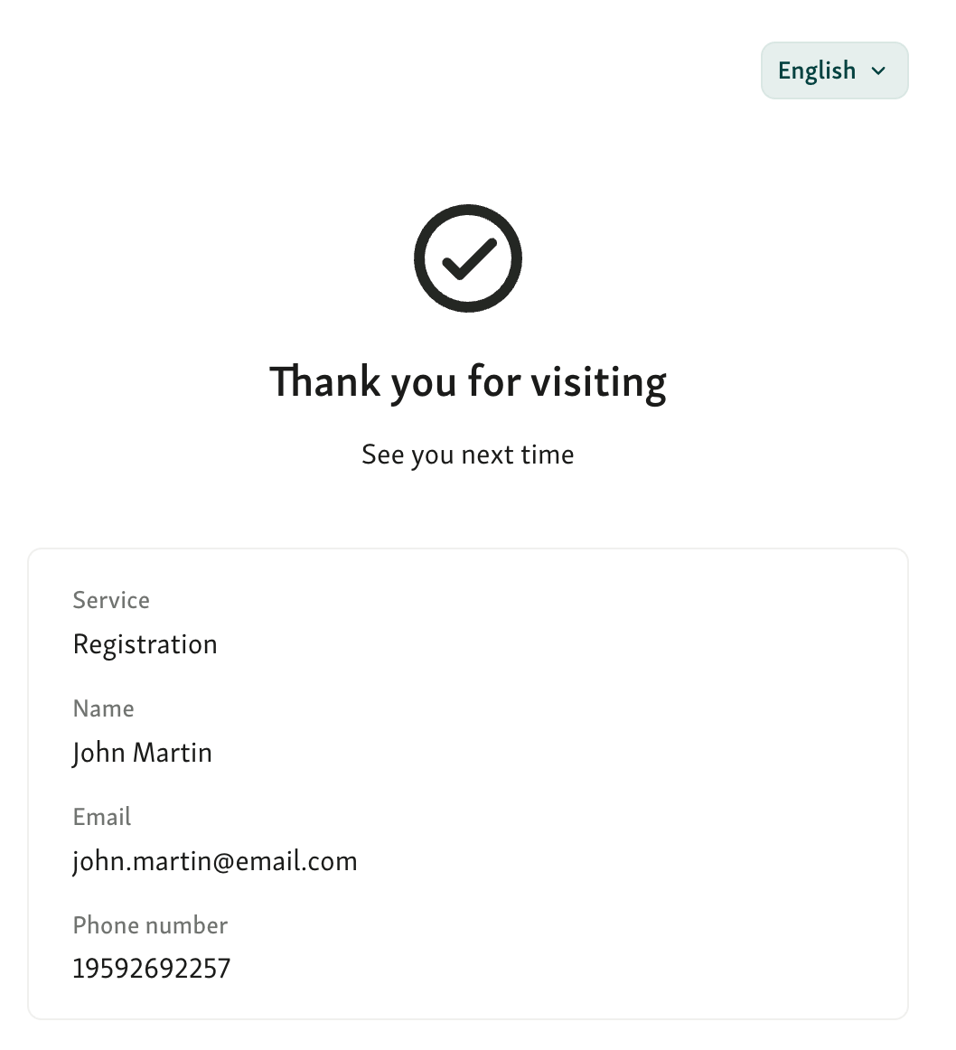Virtual queuing with remote sign-in